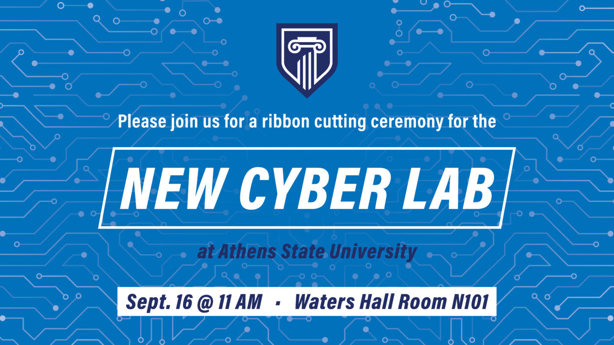 CyberLab Ribbon Cutting - Athens State University