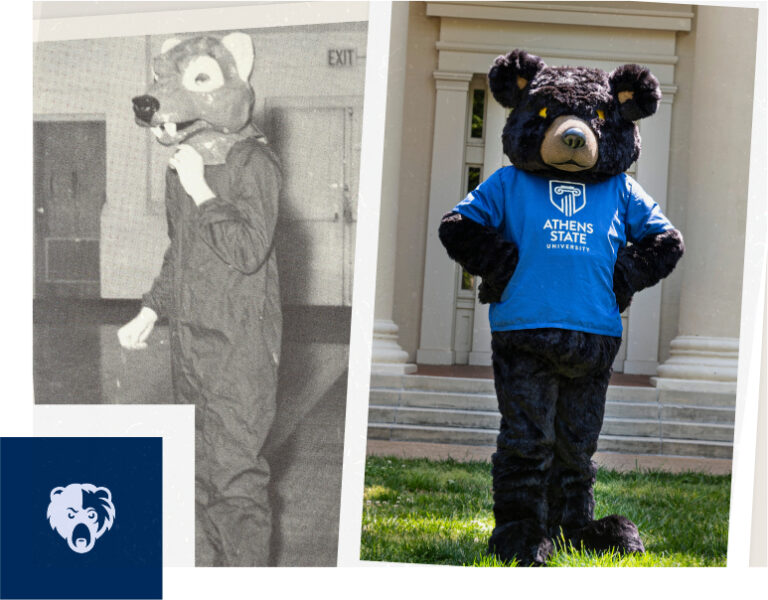 Hebrew the Bear Mascot - Athens State University