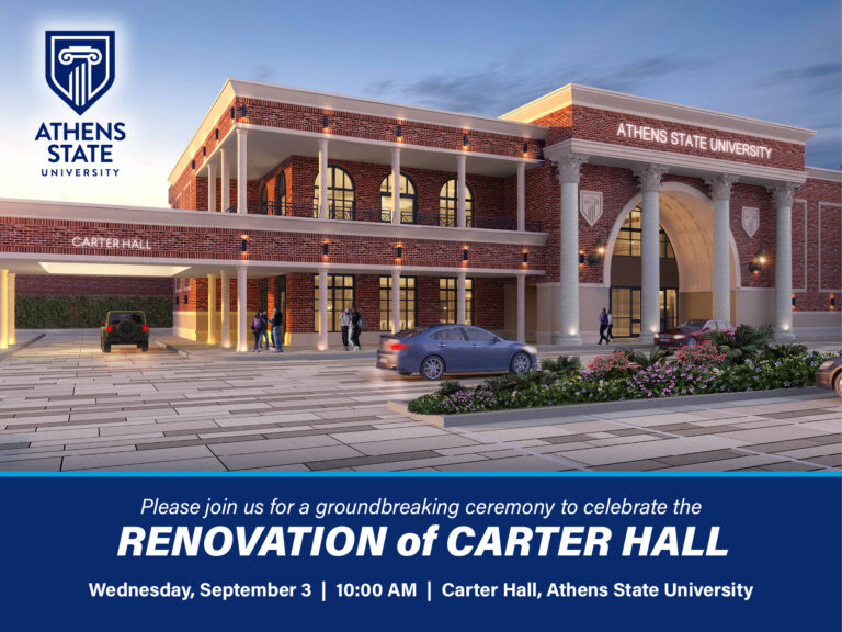Carter Hall Groundbreaking Ceremony - Athens State University