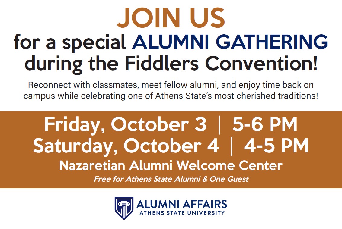 Alumni Meet-Up at the Fiddlers Convention - Athens State University
